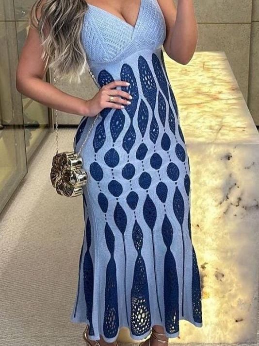 vestido tricot rendado gola top frente única trico saia rodada | Shopee ...