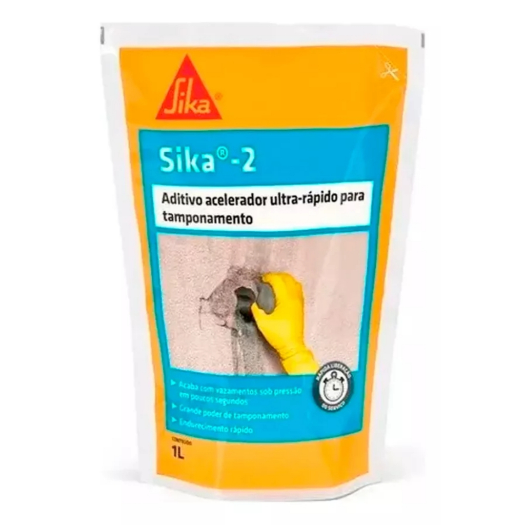 Sika 2- Impermeabilizante para tamponamento -Aditivo Acelerador Ultra ...