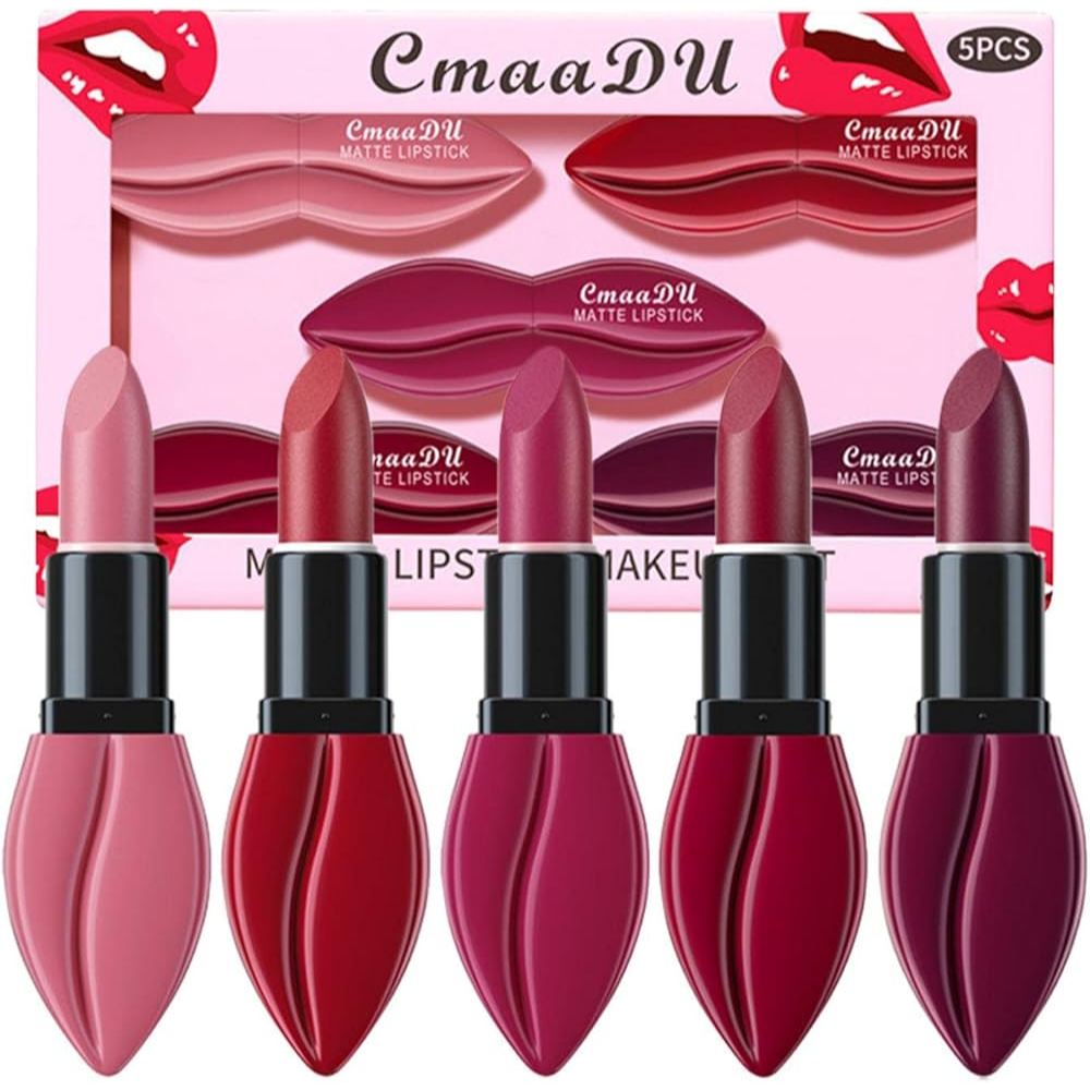 IMPERDÍVEL 11.11♡ CmaaDu Batom Fosco Com Brilho Labial De 10 Cores ...