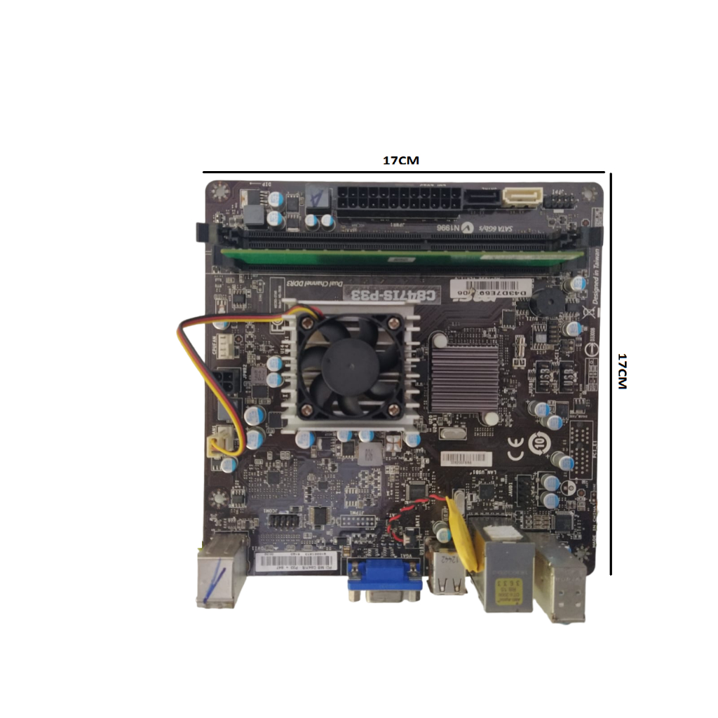 Placa Mae MSI - C847IS-P33 Mini ITX 17,0 x 17,0 cm DDR3 | Shopee Brasil