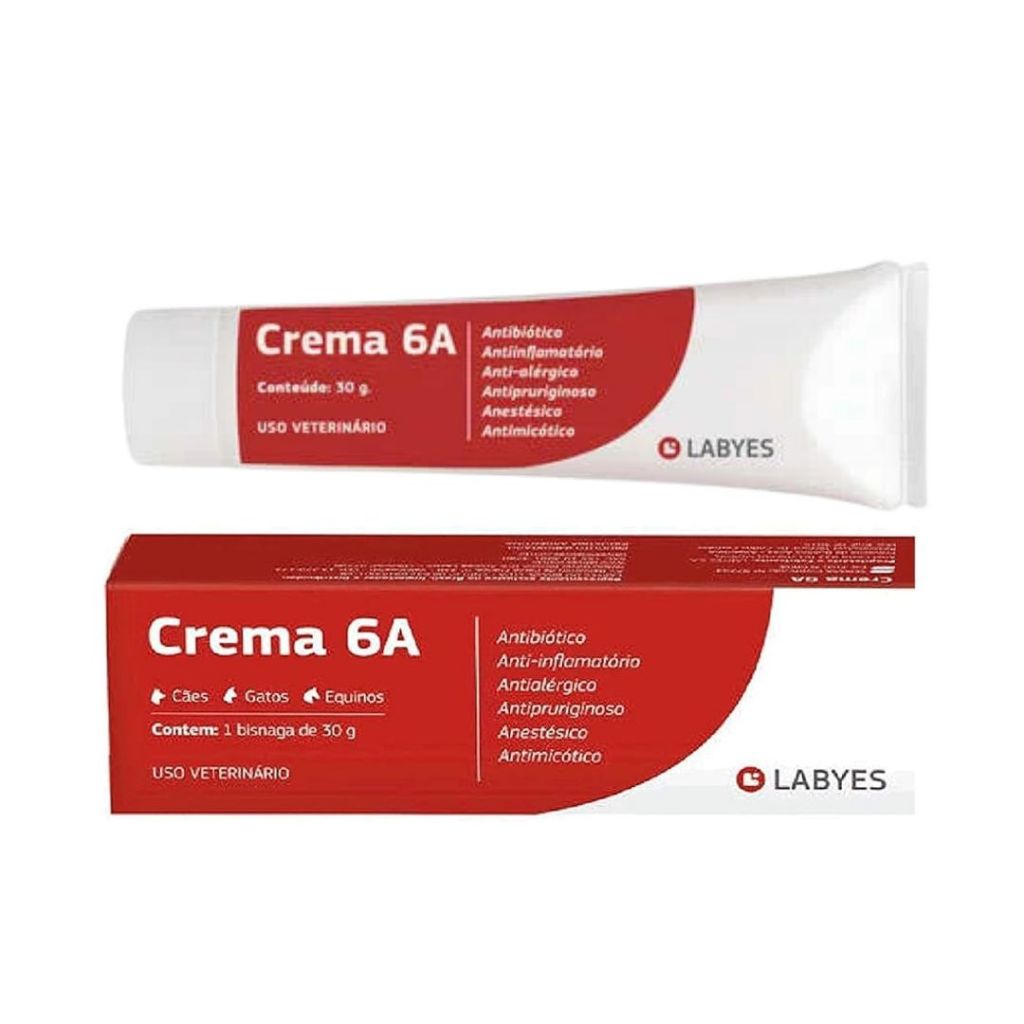 Crema 6a 30g - Labyes - Pomada Dermatológica | Shopee Brasil