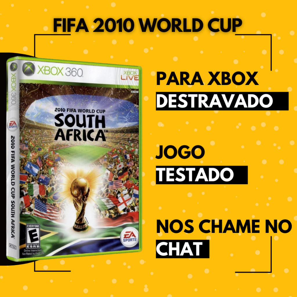 JOGO XBOX 360 - FIFA 2010 WORLD CUP - AVENTURA - XBOX 360 | Shopee Brasil