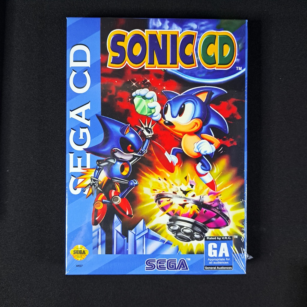 Sonic CD Prensado e Lacrado Sega Cd Mega Drive - Novo. Cd Mídia Prata ...