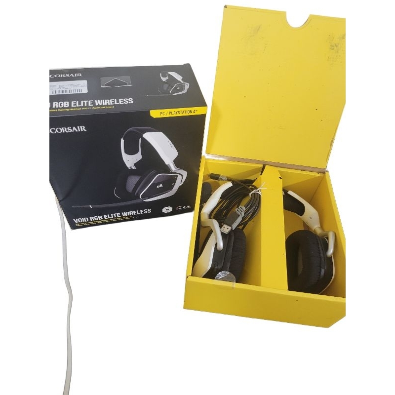 Headset Gamer Corsair Rgb void elite branco
