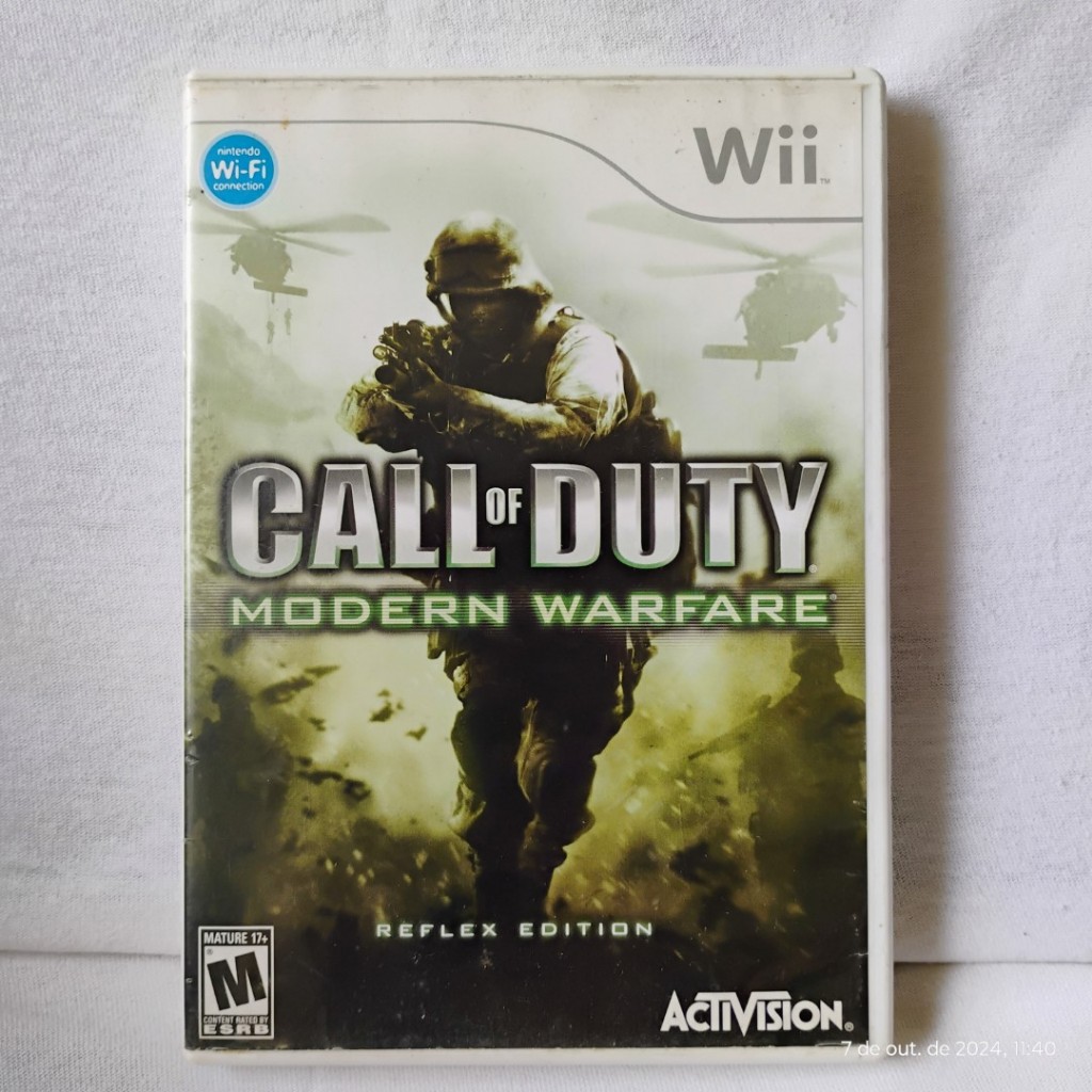 JOGO NINTENDO WII - CALL OF DUTY - MODERN WARFARE- REFLEX EDITION ...