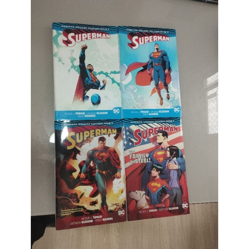 Superman rebirth deluxe Completo - Em Inglês (Peter Tomasi e Patrick ...