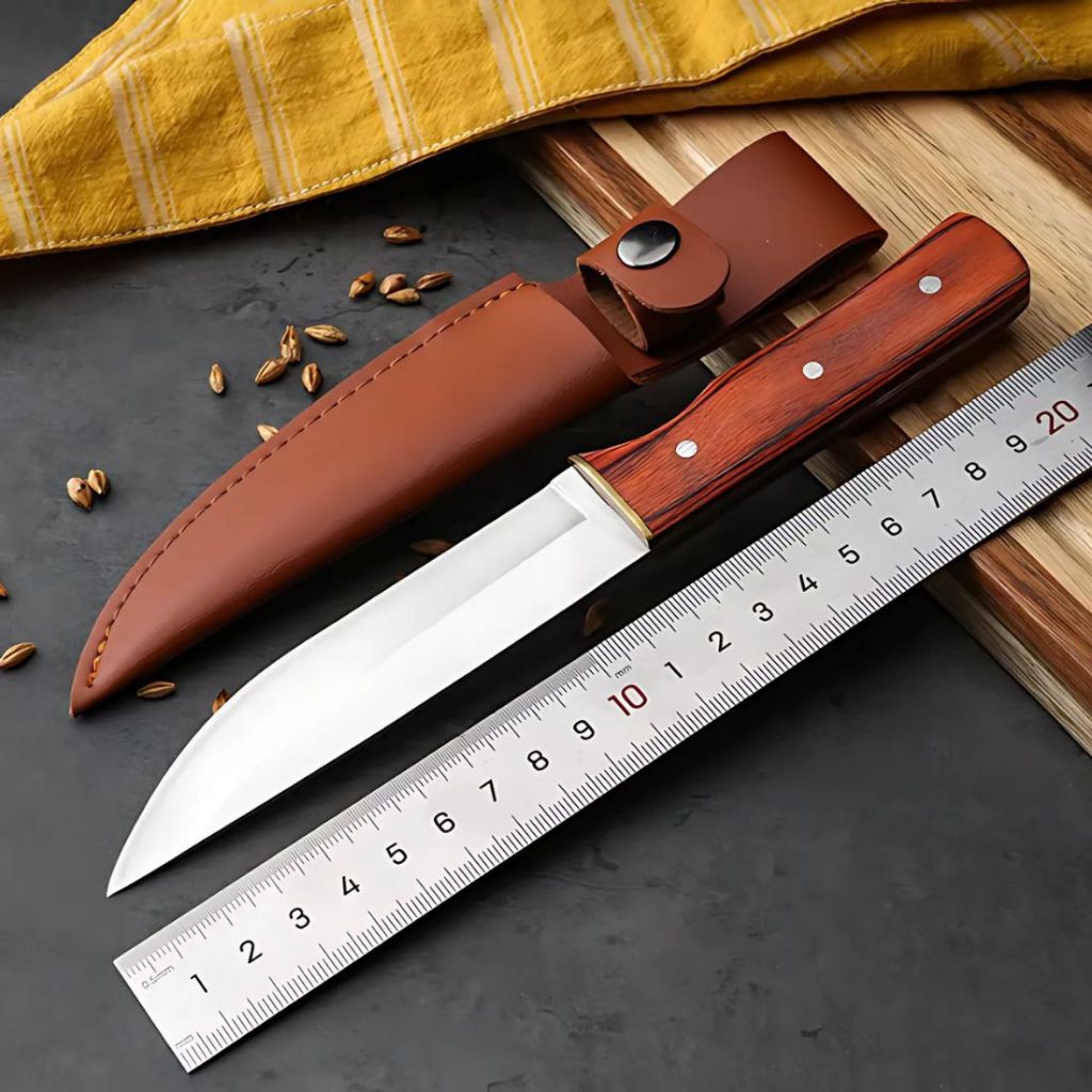 Mini Faca Multiuso fulltang Pequena Madeira Pesca Aço Inox 1280 ...