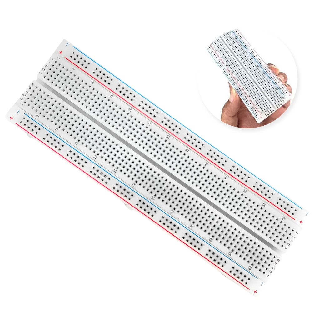 Protoboard Breadboard 830 Pontos Furos Projeto Arduino Pic | Shopee Brasil