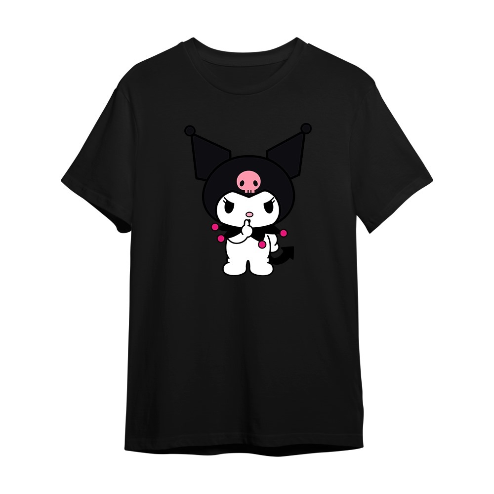 CAMISETA HELLO KITTY DARK SHH REF1557 DTF | Shopee Brasil