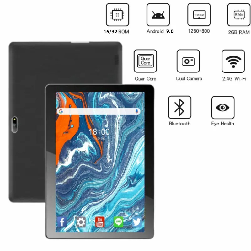 Tablet INNJOO 10.1 Polegadas COM CAPA 2gb Com Chip Faz Ligação 3g ...