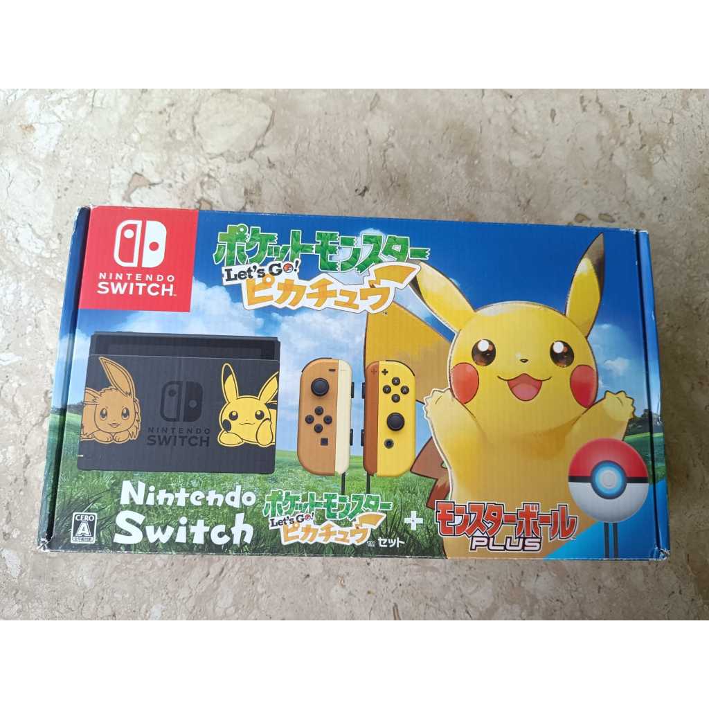 Console Nintendo Switch Edicao Limitada Pokemon Let s Go Pikachu