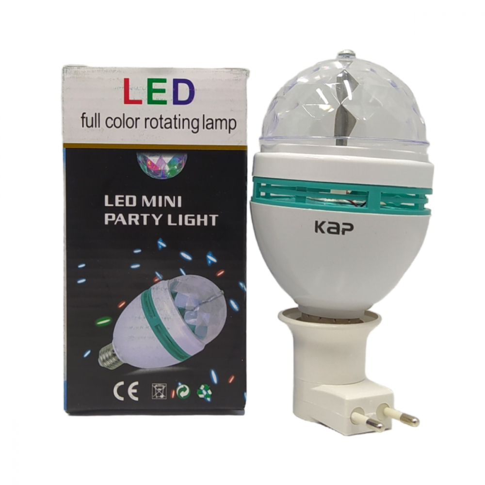 Lâmpada LED de Festa Giratória 360 Bivolt KA-1099 / VX-001 | Shopee Brasil
