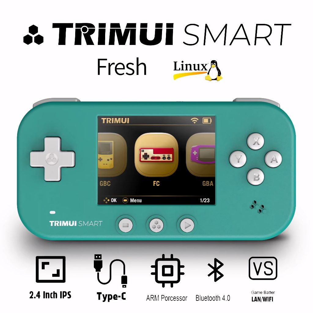 Mini Trimui Smart Retro Handheld Game Console, Portátil, Pocket Video ...