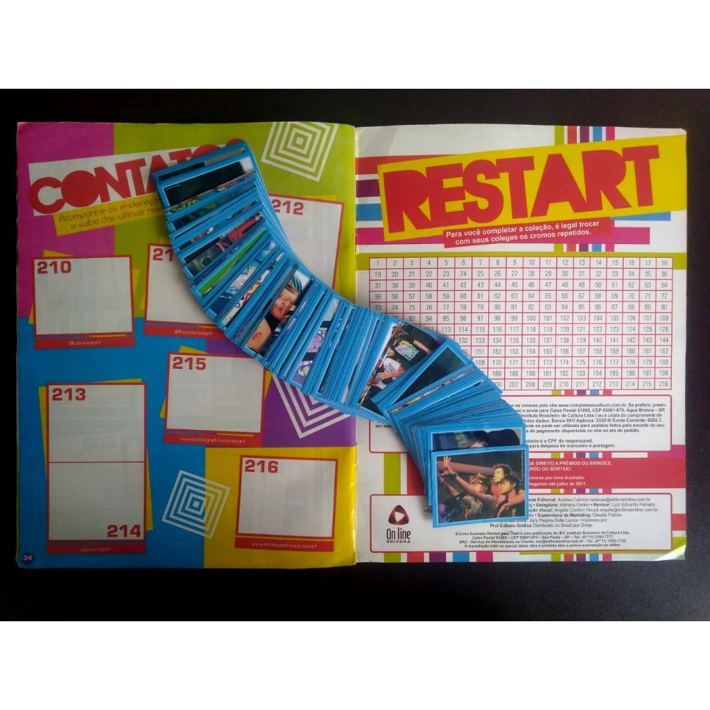Álbum Restart - Completo | Shopee Brasil