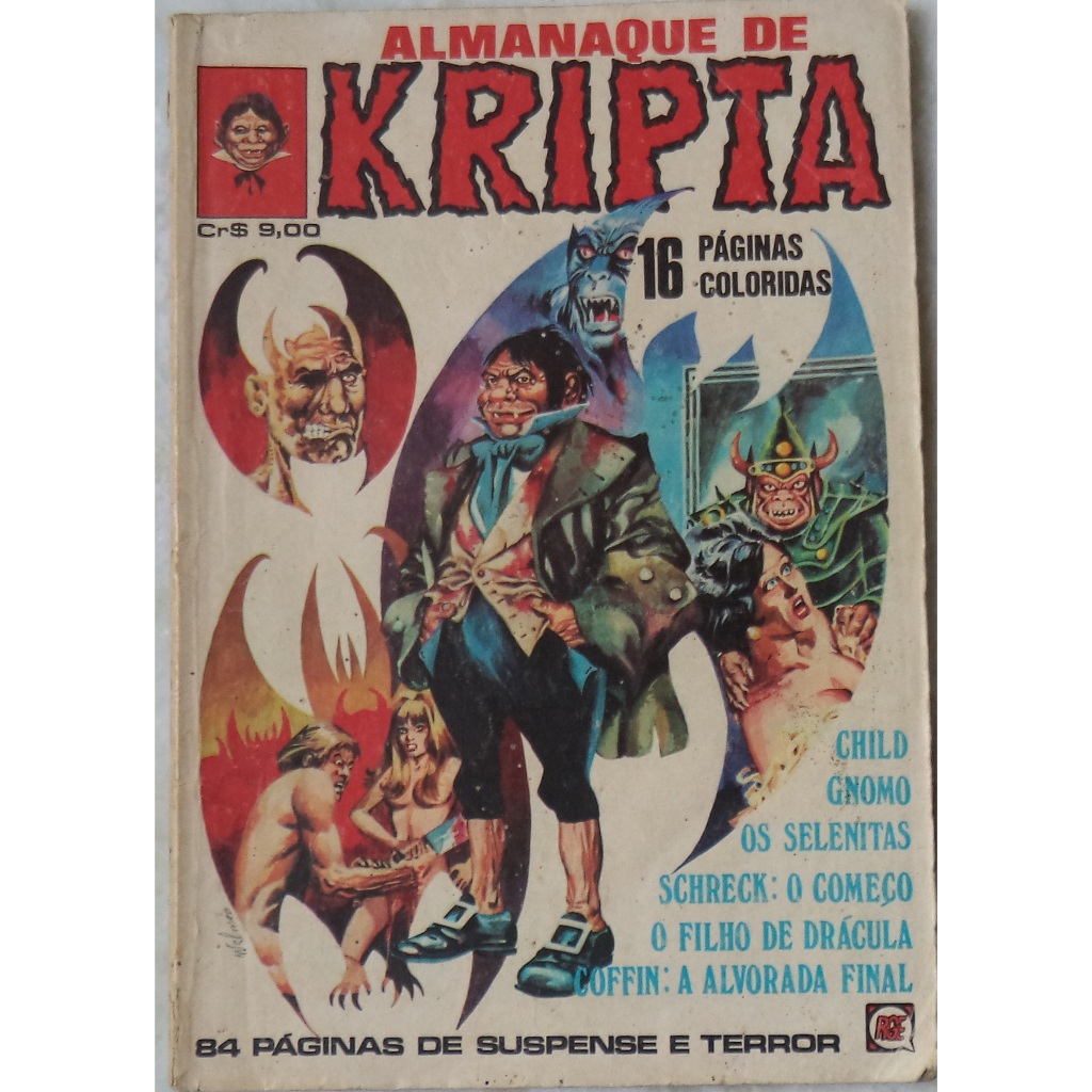 Hq Almanaque de kripta nº 1 - RGE | Shopee Brasil