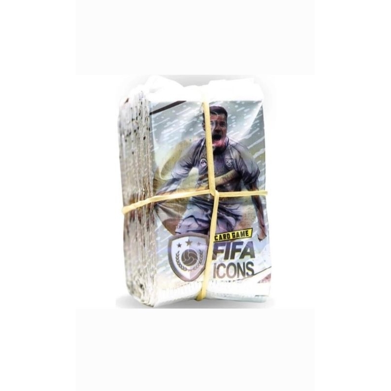 Kit 200 Cards FIFA ICONS 50 pacote 4 cards cada | Shopee Brasil