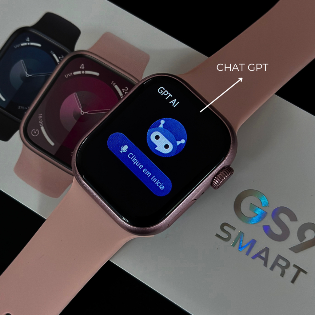 RELÓGIO INTELIGENTE SMART WATCH GS9 MINI 41 mm | Shopee Brasil