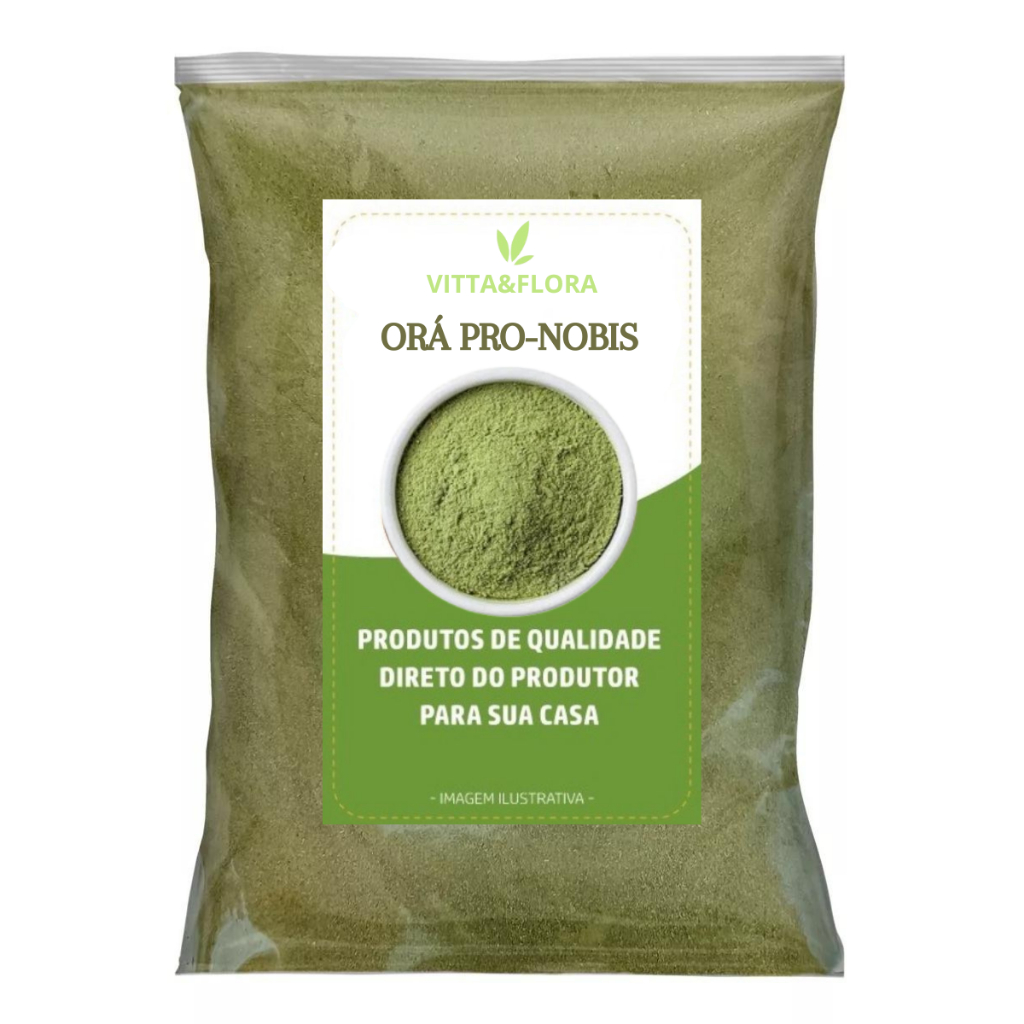Orá Pro Nobis Em Pó Pereskia Aculeata Vitta&flora 100G | Shopee Brasil