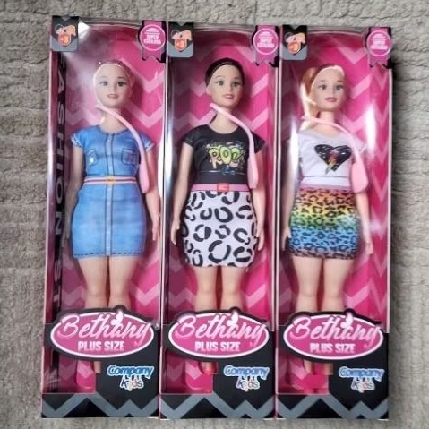 Boneca Bethany plus size estilo Barbie curvy | Shopee Brasil