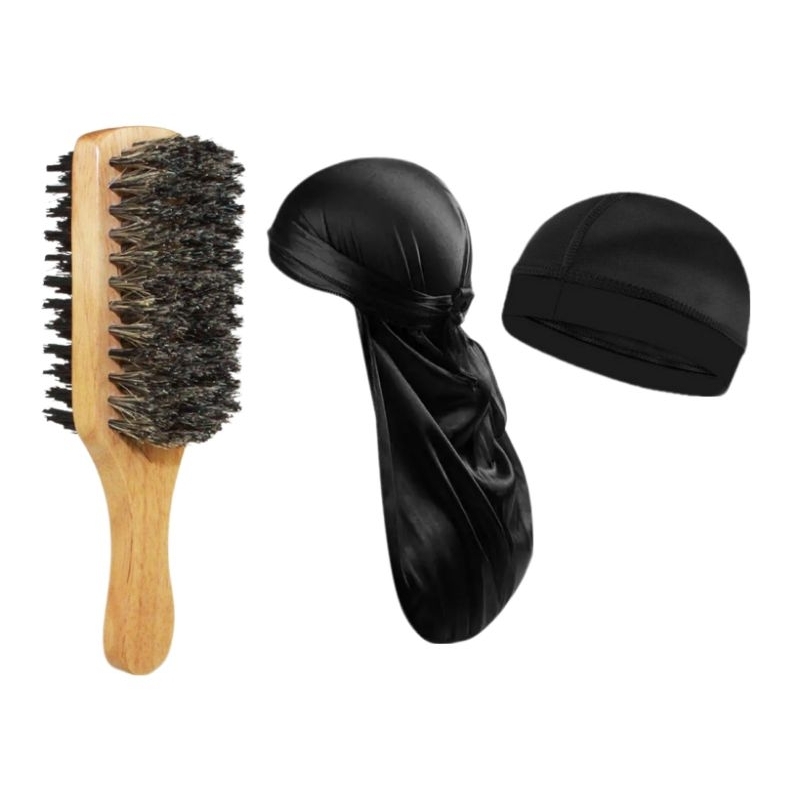 kit 2 com Durag SILKY waves dureg Escova dupla | Shopee Brasil