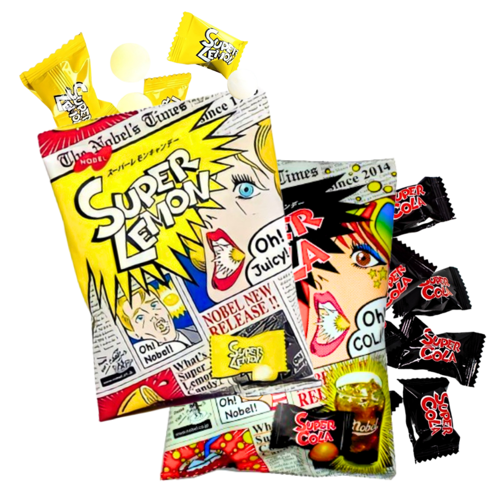 Bala Japonesa Super Lemon + Cola Coreana Oriental Azeda - Doces Japão ...
