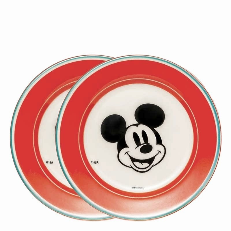 Jogo 4 pratos sobremesa Mickey Disney Avon | Shopee Brasil