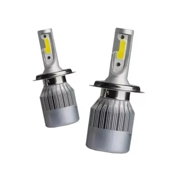 Lâmpadas C6 Farol de Carro LED 6000K H1 H3 H4 H7 H11 H13 HB3(9005) HB4(9006) H27 12V e 24V ...