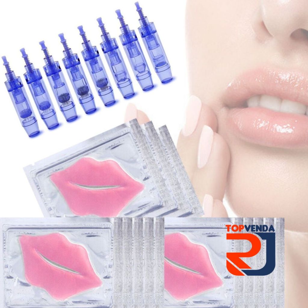 Kit 10 Cartuchos Dermapen 12, 36, 42 e NANO Microagulhamento + Mascara ...