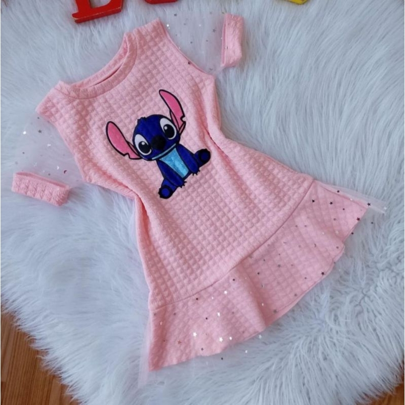 Vestido Infantil Menina Lilo & Stitch - Verão Menina | Shopee Brasil