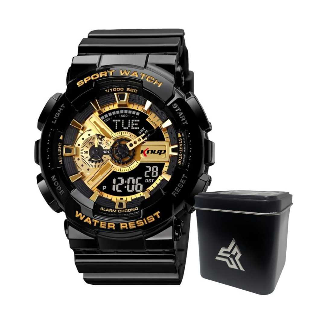 Relógio Masculino Digital Tático Militar Esportivo Knup Sw35 Sport Shock Tatico Prova D'água Com ...