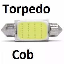 Kit Torpedo COB Led Automotivo Luz Teto Torpedo de led de Carro Led ...
