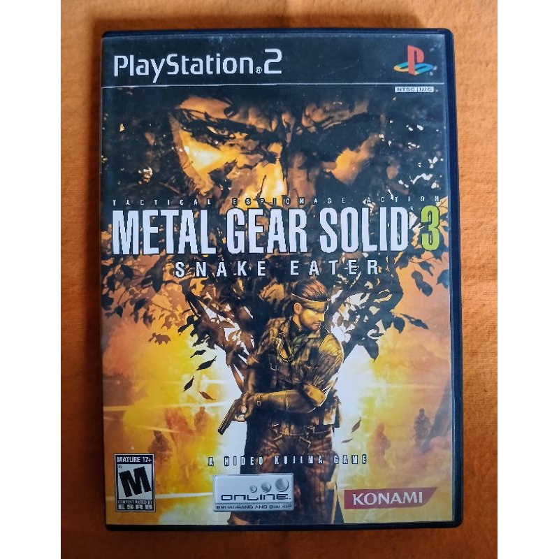 Metal Gear Solid 3 Snake Eater PS2 Original Midia Fisica C/Manual ...
