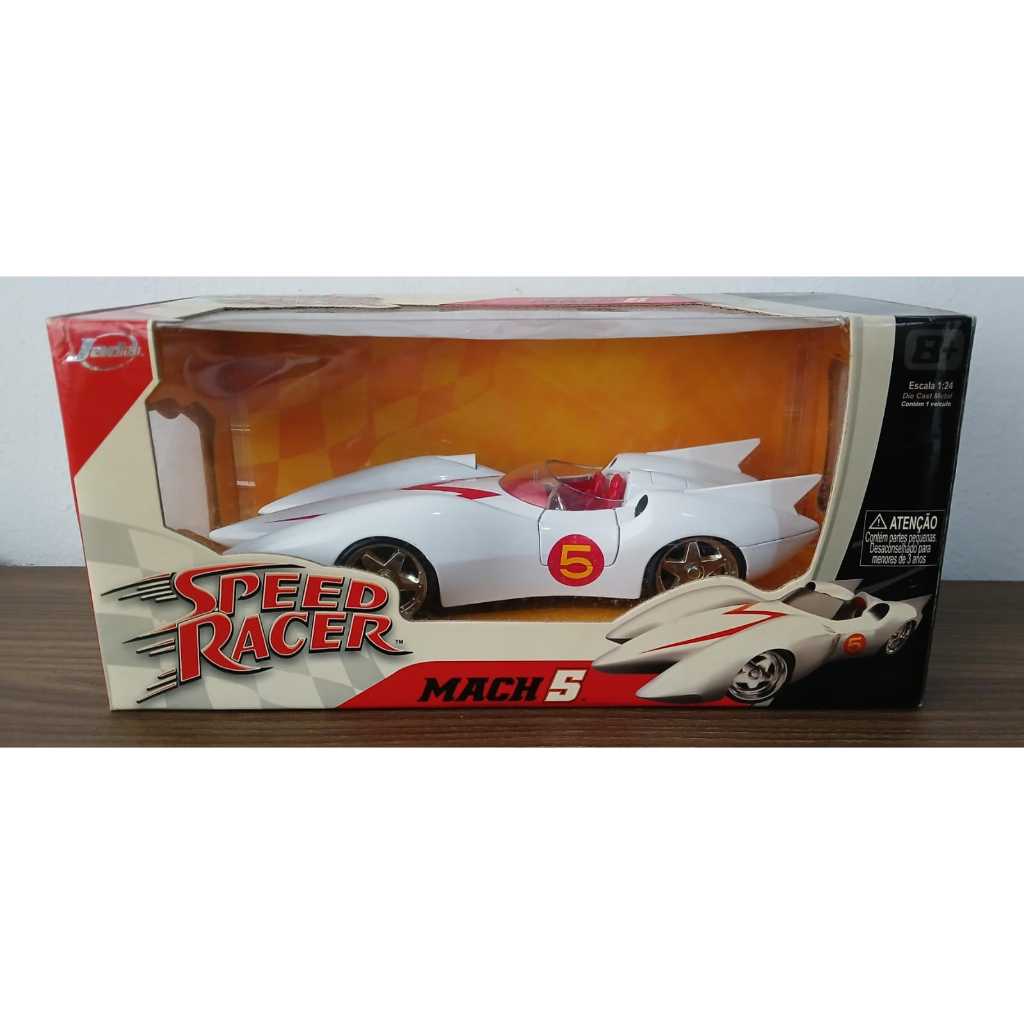 Miniatura Metal Jada Toys Speed Mach 5 Escala 1:24 1 24 Na caixa Item ...