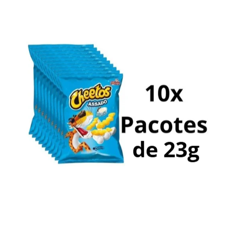 Salgadinhos Cheetos Onda Requeijão 23g 10 Unidades | Shopee Brasil