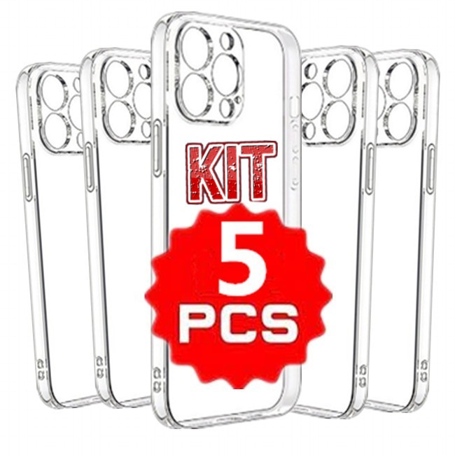 KIT 5 Capa Capinha Transparente Anti Impacto TPU Case Para Samsung ... KIT 5 Capa Capinha Transparente Anti Impacto TPU Case Para Samsung ...