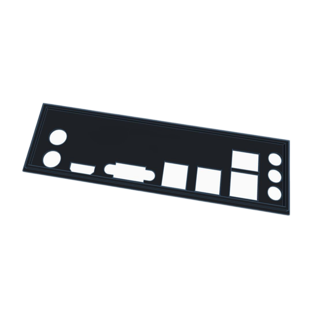 Espelho Backplate Da Placa Mãe Soyo A520m - IMPORTANTE LEIA DESCRIÇÃO ...