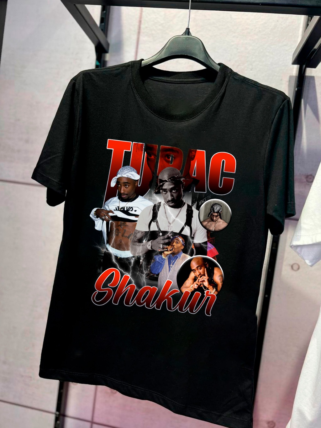 Camisa Streetwear Tupac 2pac Hip Hop Premium 100% Algodão Fio 30.1 ...