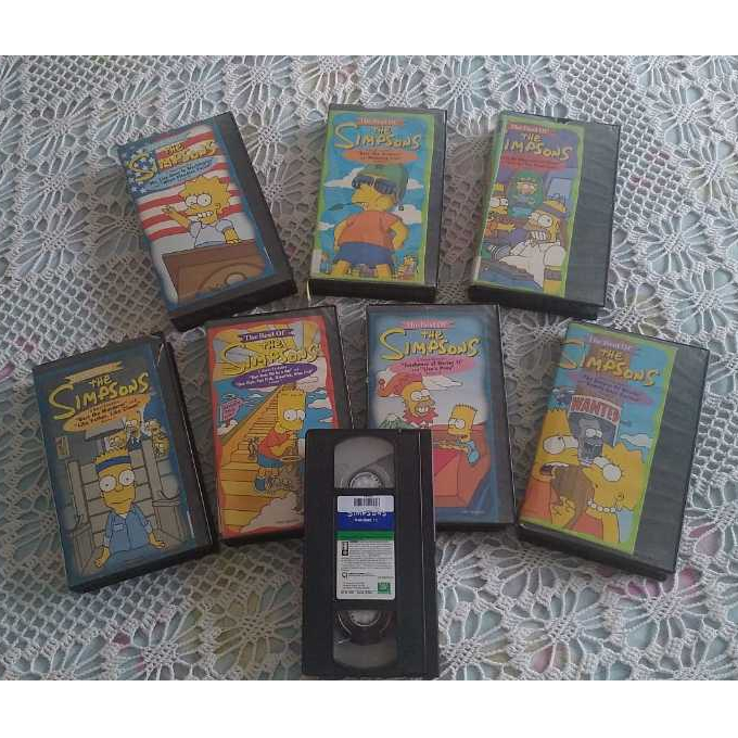 VHS - The Best of The Simpsons Original (VHS em Inglês) | Shopee Brasil