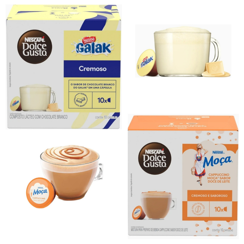 Dolce Gusto GALAK MOÇA DOCE DE LEITE 20 Cápsulas de Café Nescafé® Dolce ...