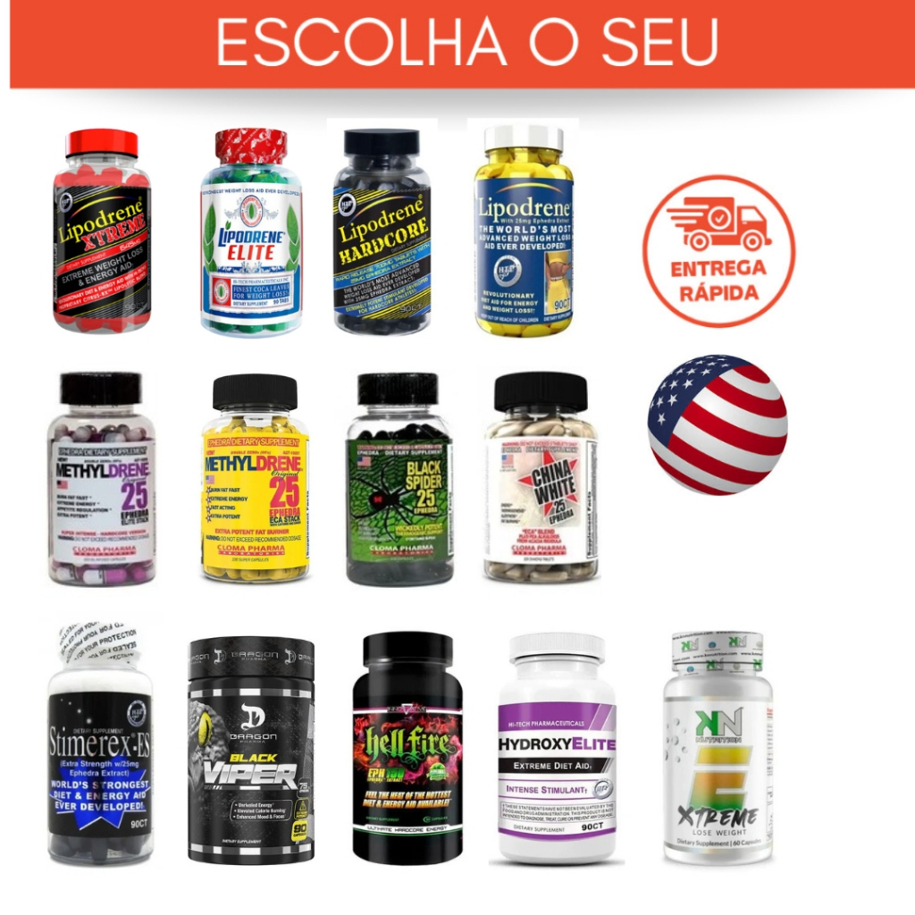 Termogênico Importado - Hi-Tech, Innovative, Cloma, Nutrex | Shopee Brasil
