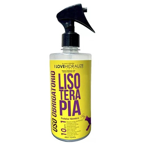 Uso Obrigatório Lisoterapia Protetor Térmico 10 em 1 Hidralize 500ml | Shopee Brasil