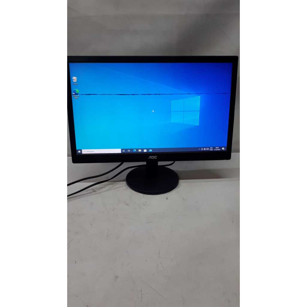 MONITOR AOC E970SW WIDESCREEN USADO COM MANCHA NA TELA | Shopee Brasil