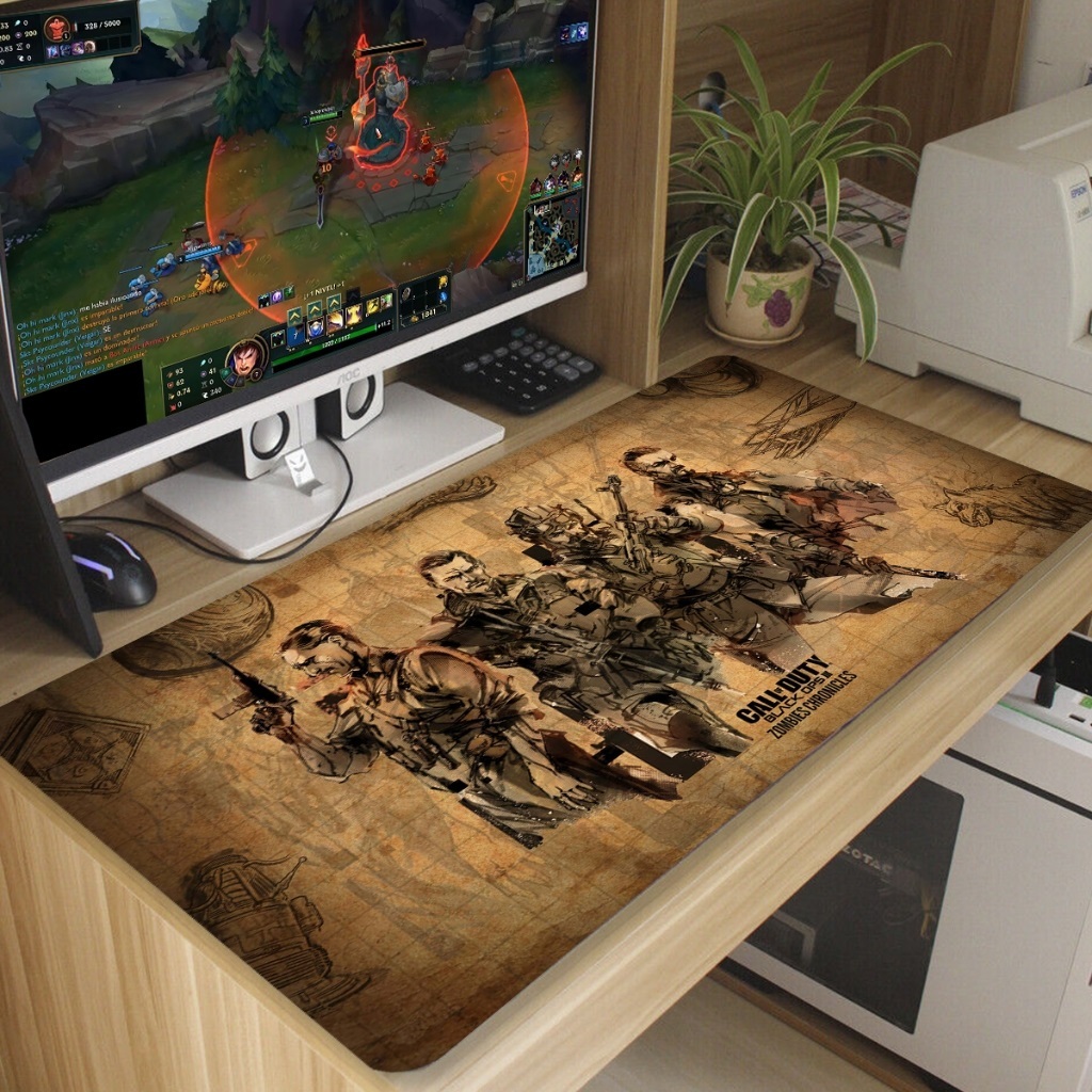 Mouse Pad COD Gamer Antiderrapante Grande Diversas Estampas ...