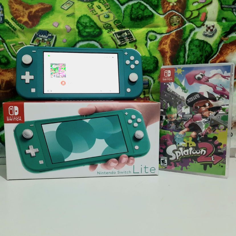 Nintendo Switch Lite com Jogo Splatoon | Shopee Brasil