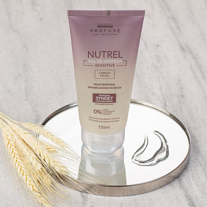 Profuse Nutrel Sensitive - Gel de Limpeza Facial com 150ml | Shopee Brasil