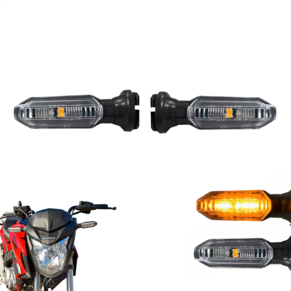 Pisca Seta Led Cb Twister 2019 Original GVS Par 2 Unidades | Shopee Brasil