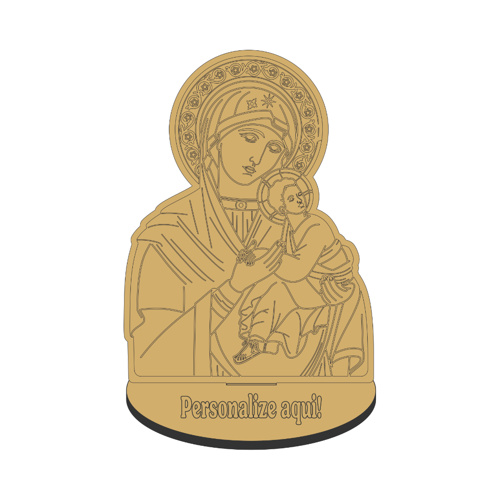 Kit Lembrancinhas Nossa Senhora do Perpétuo Socorro Base Personalizada ...