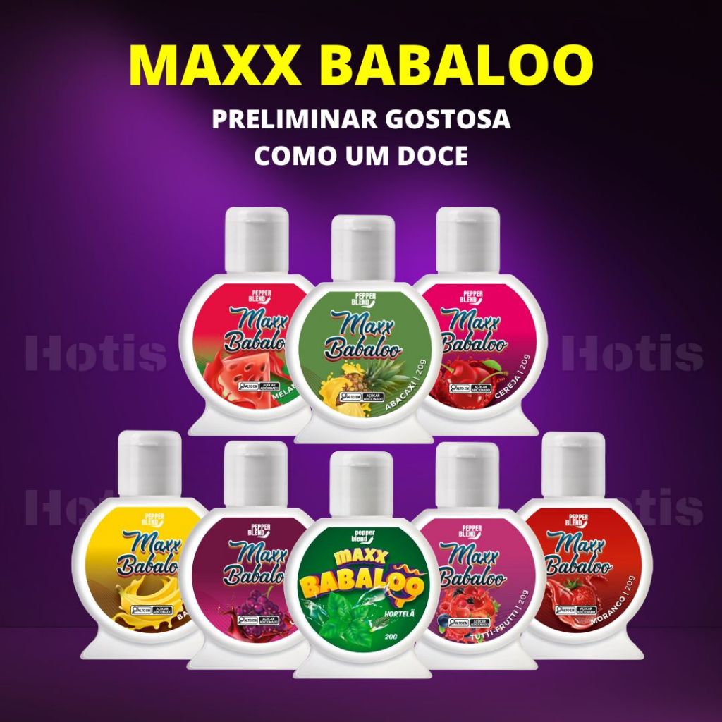 Gel Comestível Para Oral Maxx Babaloo 20g Térmico Bala Líquida | Shopee Brasil