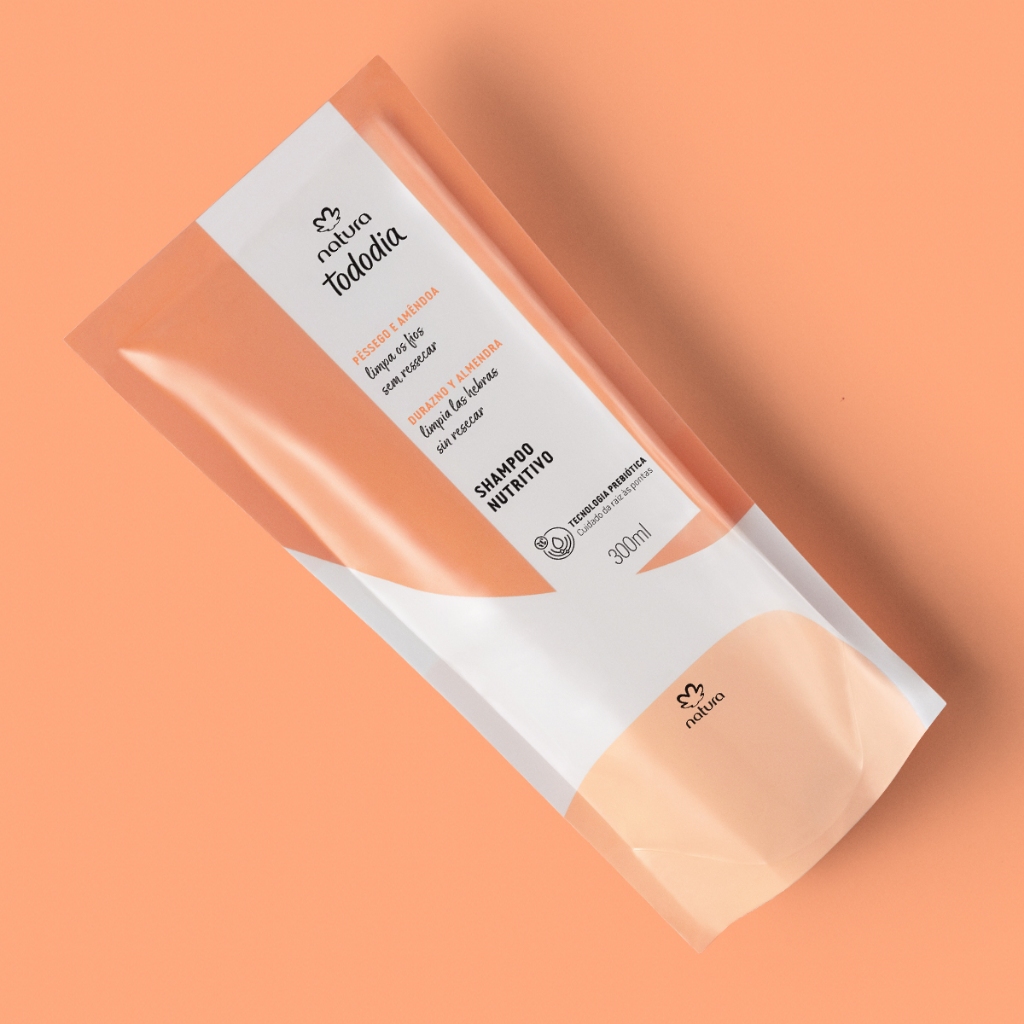 Refil Shampoo Nutritivo Tododia Pêssego e Amêndoa | Shopee Brasil