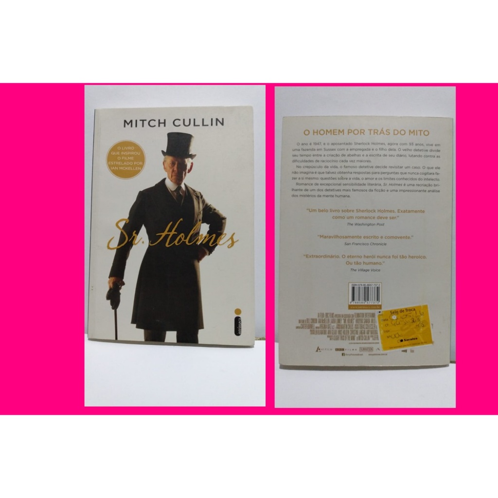 Livro Sr.Holmes de Mitch Cullin Sherlock Holmes. | Shopee Brasil